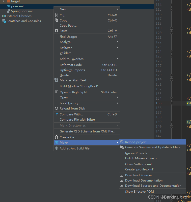 注解@RestController爆红无法使用，pom文件相关依赖导入爆红-CSDN博客