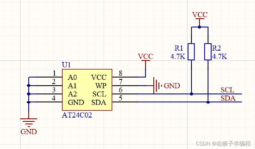 AT24C02芯片存储及I2C总线传输数据(主要是I2C)_at24c02 i2c 时序图-CSDN博客