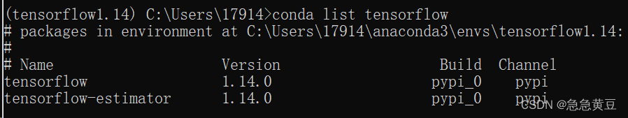 虚拟环境方式安装tensorflow（本文安装tensorflow1.14.0）_pycharm建一个tensorflow1.14.0的虚拟环境-CSDN博客