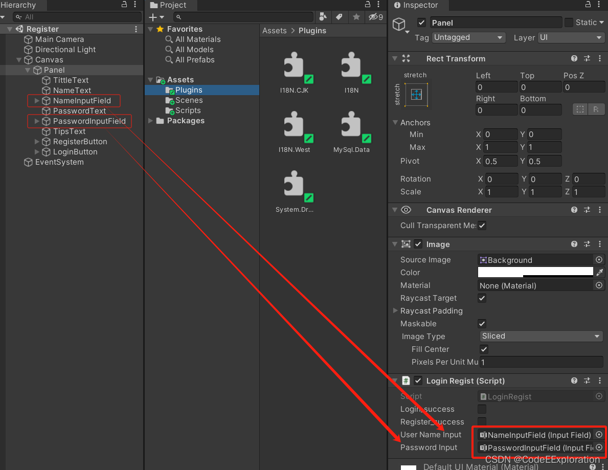 Unity连接MySQL实现注册登录功能_unity 登陆注册数据库-CSDN博客