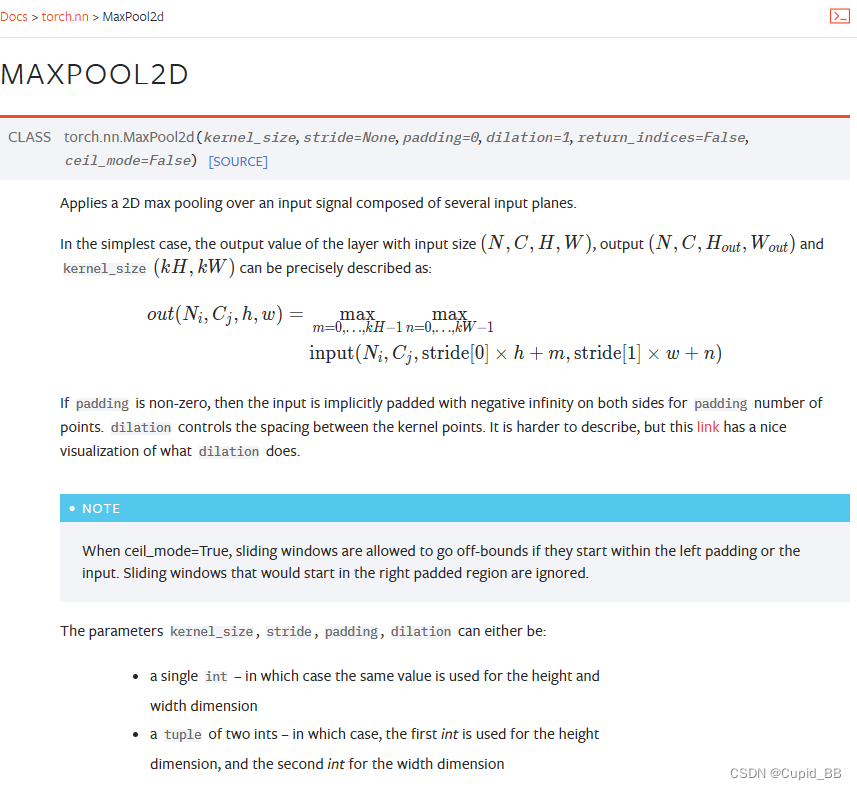 神经网络-最大池化Maxpool_最大池化算法-CSDN博客