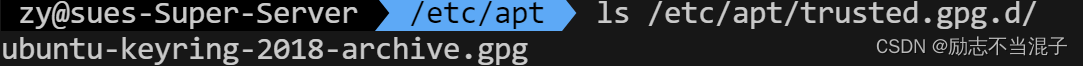 Ubuntu 22.04 sudo apt update缺少公钥_trusted.gpg.d-CSDN博客