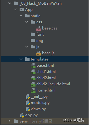 ★Python轻量级Web框架Flask（2）——Flask模板渲染/Flask项目拆分模板-CSDN博客