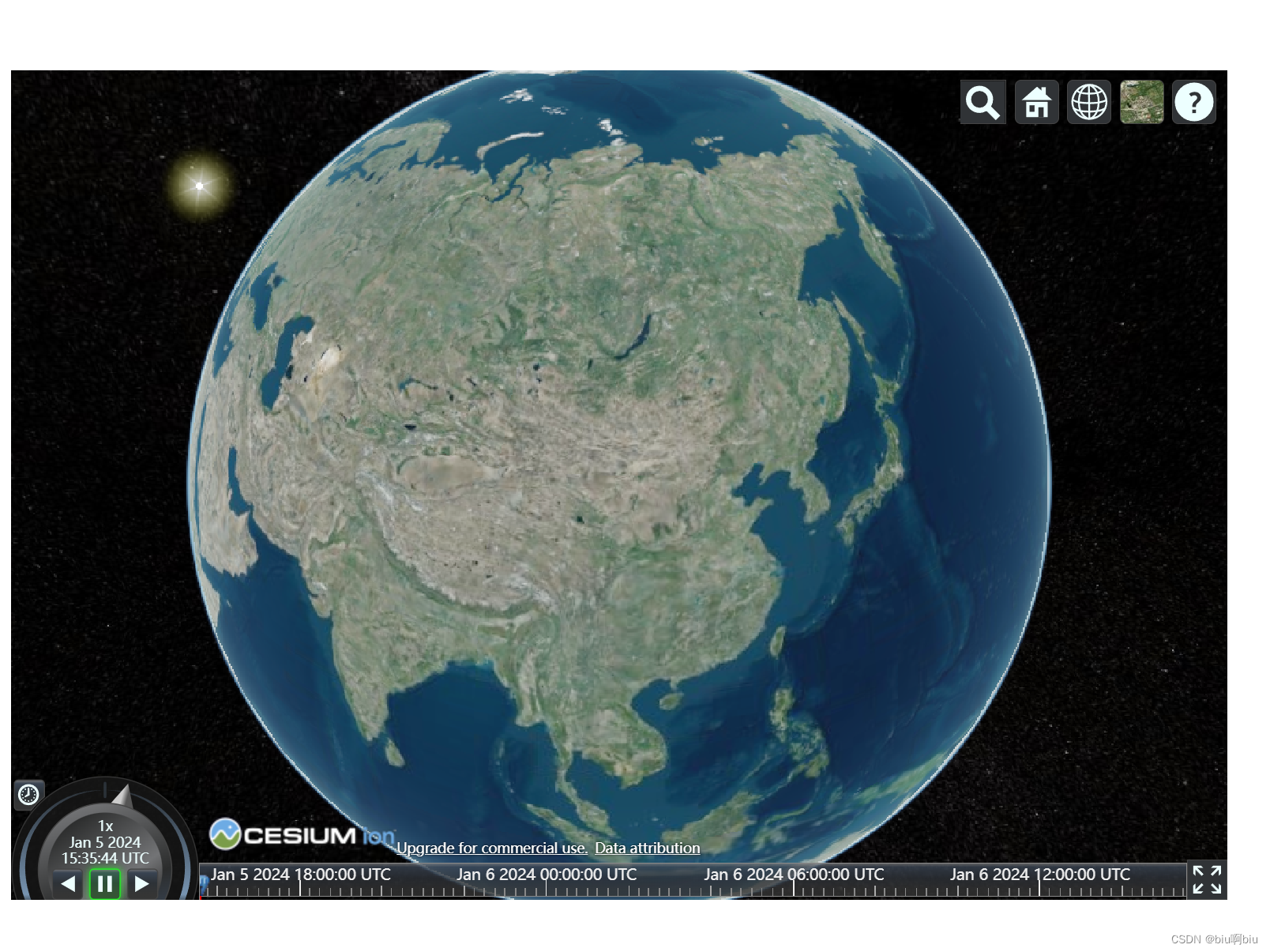 Vue加载三维地球Cesium_cesium三维地球-CSDN博客