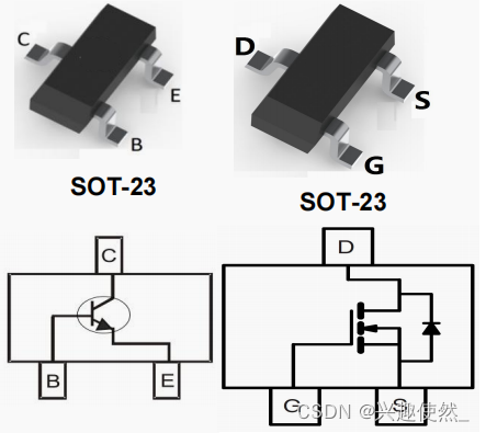 三极管与mos管的区分与应用_npnmos管符号-CSDN博客