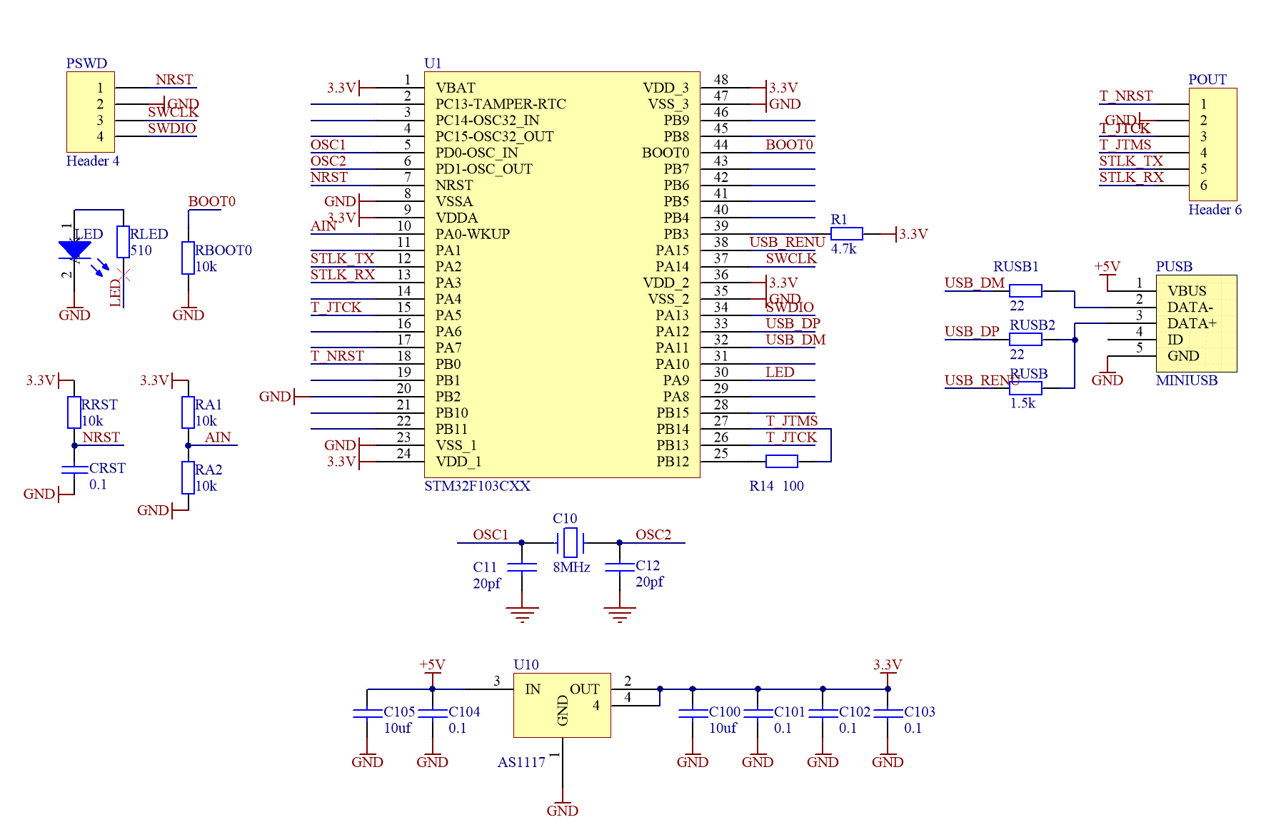 St Link V2 调试接口制作与调试 Stlink V2 Csdn博客