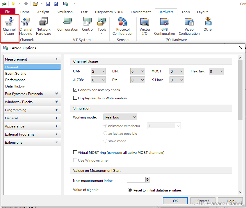 CANoe基本功能_canoe共程唤醒-CSDN博客