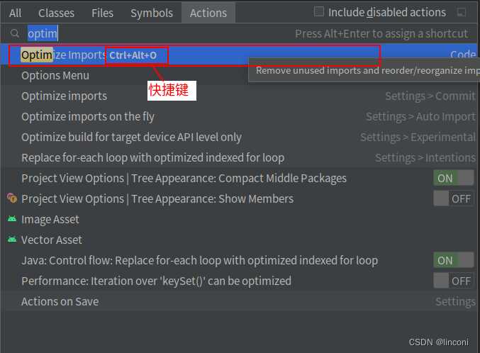 android studio 使用 Optimize Imports 将导入语句按字母顺序排列-CSDN博客