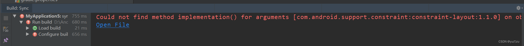 Could not resolve all files for configuration ‘:app:androidApis‘.报错如下：_could not resolve all ...