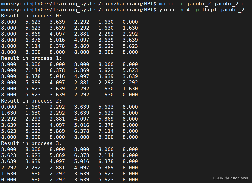 MPI多进程并行案例_mpi程序示例-CSDN博客