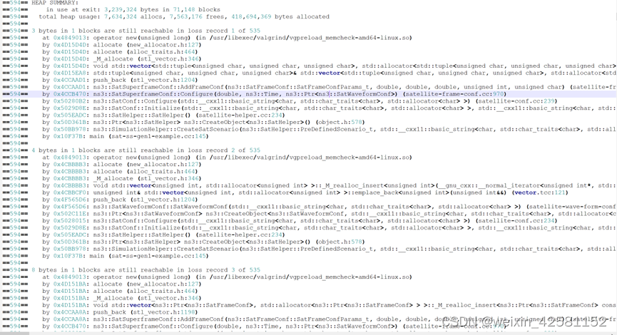 SNS3 (NS3)内存泄漏检查_ns3编译时内存溢出-CSDN博客