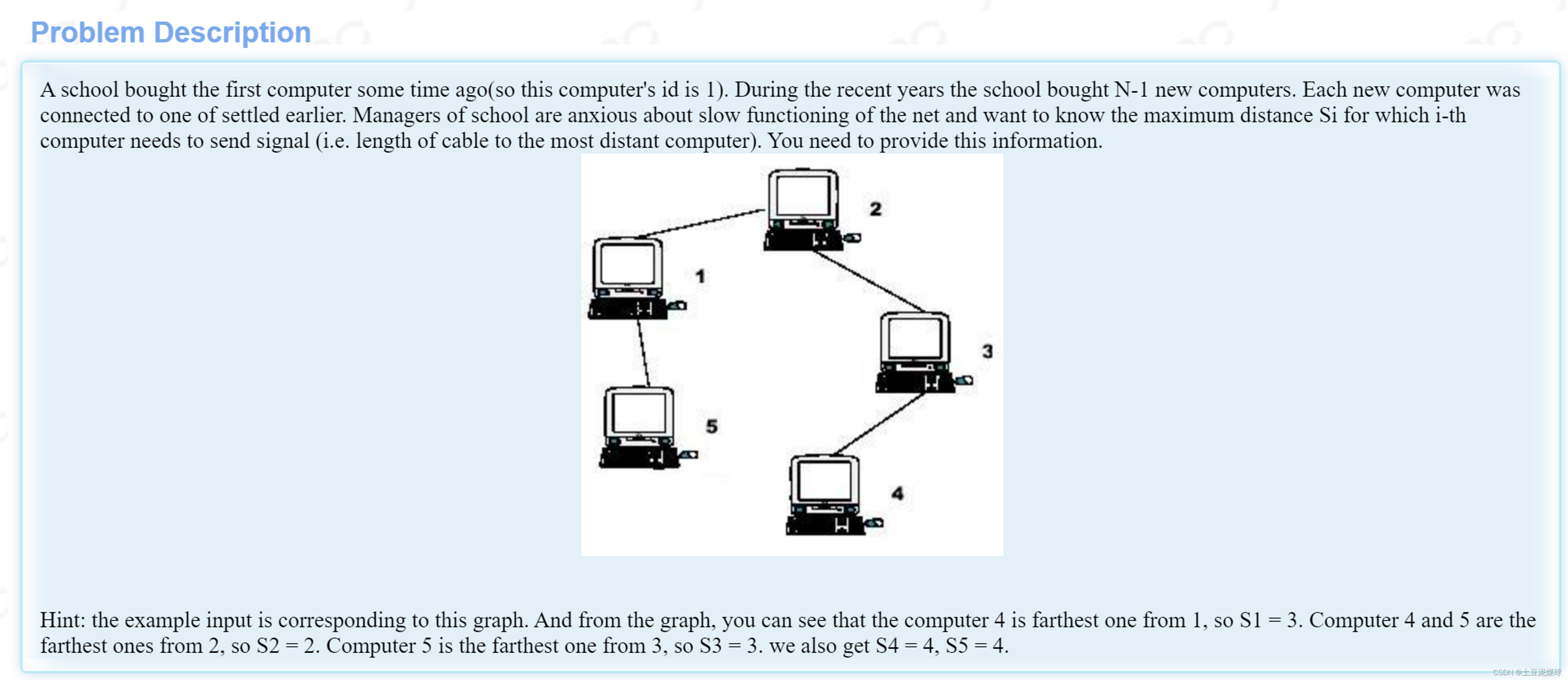 树形dp（树的最长路径）POJ2196_树上路径dp-CSDN博客