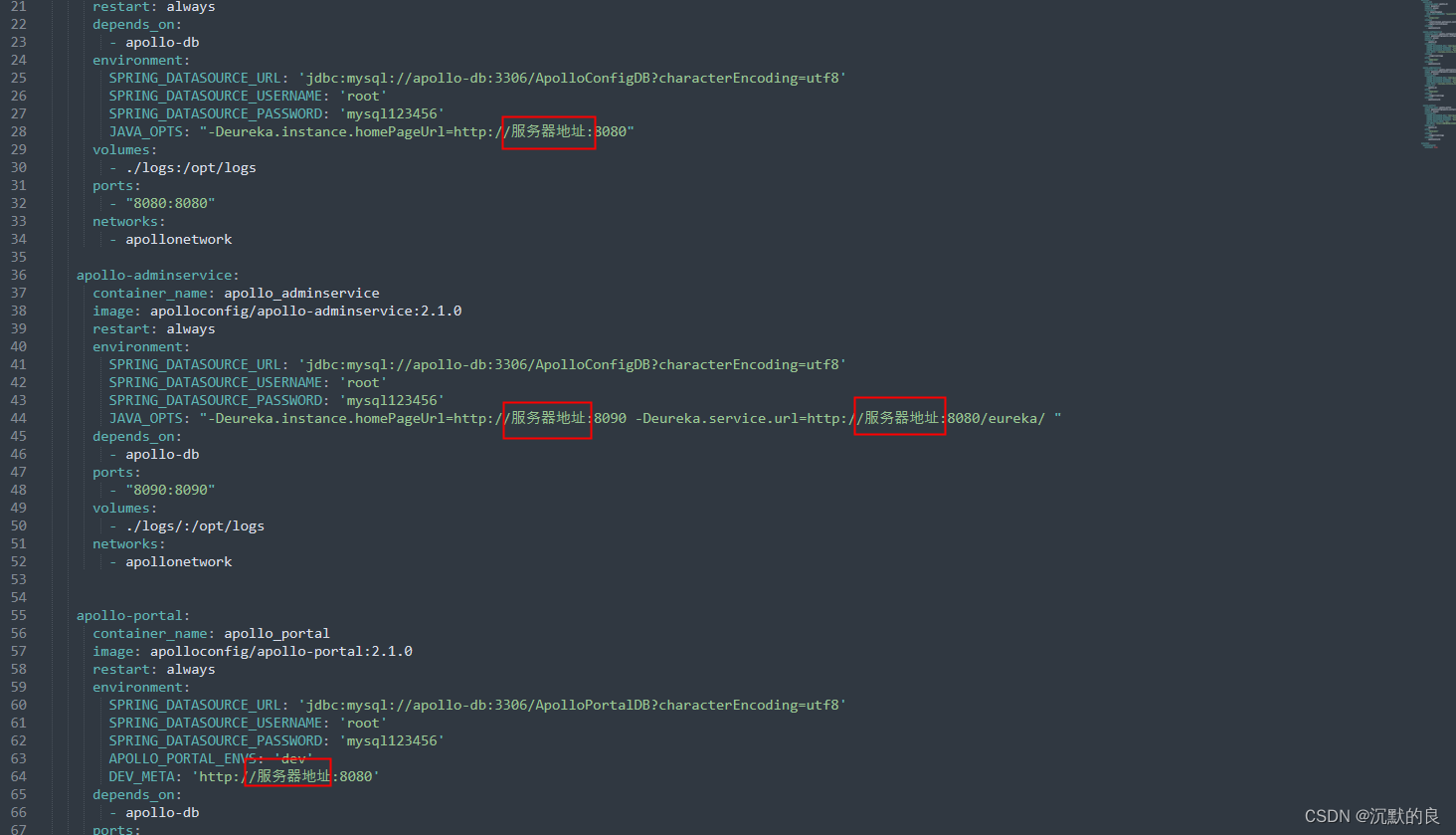 Docker-Compose搭建Apollo配置中心_docker-compose-appllo-CSDN博客