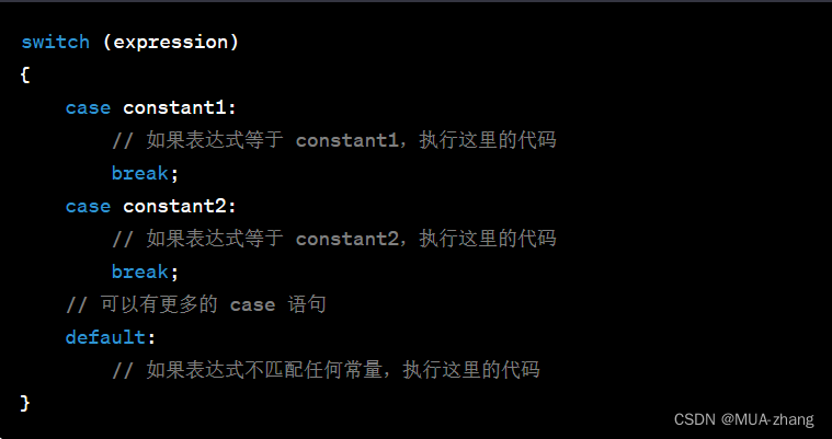 理解C语言中的条件语句：if、if...else和switch-CSDN博客