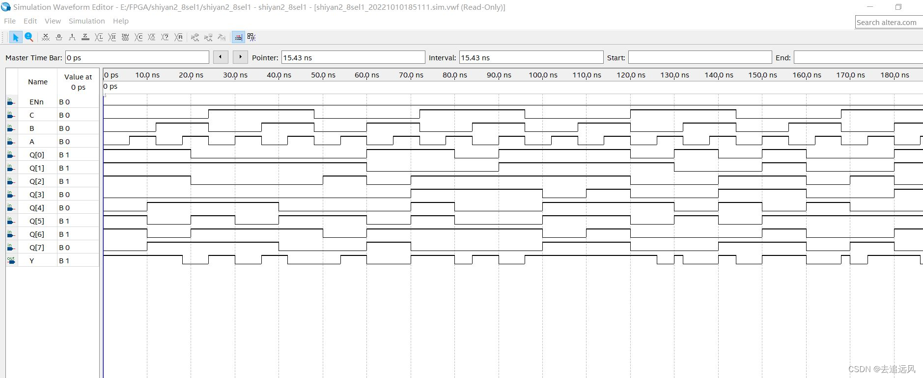 【fpga And Verilog】⼋选⼀数据选择器(原理图输⼊设计)fpga中的数据选择器 Csdn博客 7762