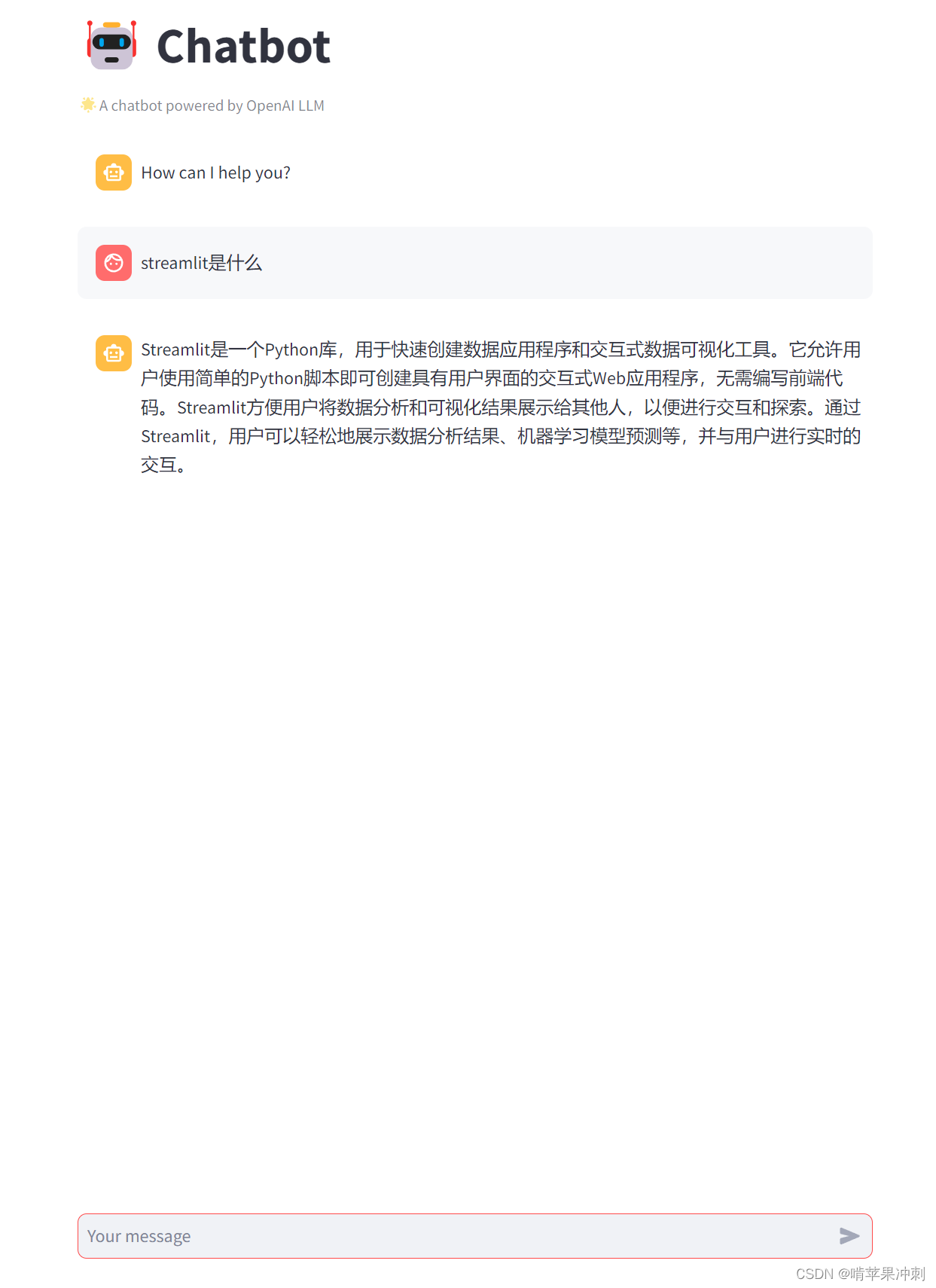 部署streamlit网站应用（部署GPT网页为例）_streamlit实现gpt-CSDN博客