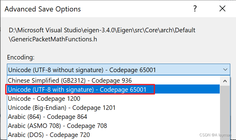 Warning C4819，警告消除方式_the file contains a character that cannot be repre-CSDN博客