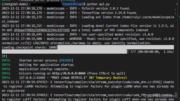 调用本地魔塔Chatglm3的 api，FastAPI_如何把chatglm3 api生成的信息打印回来-CSDN博客