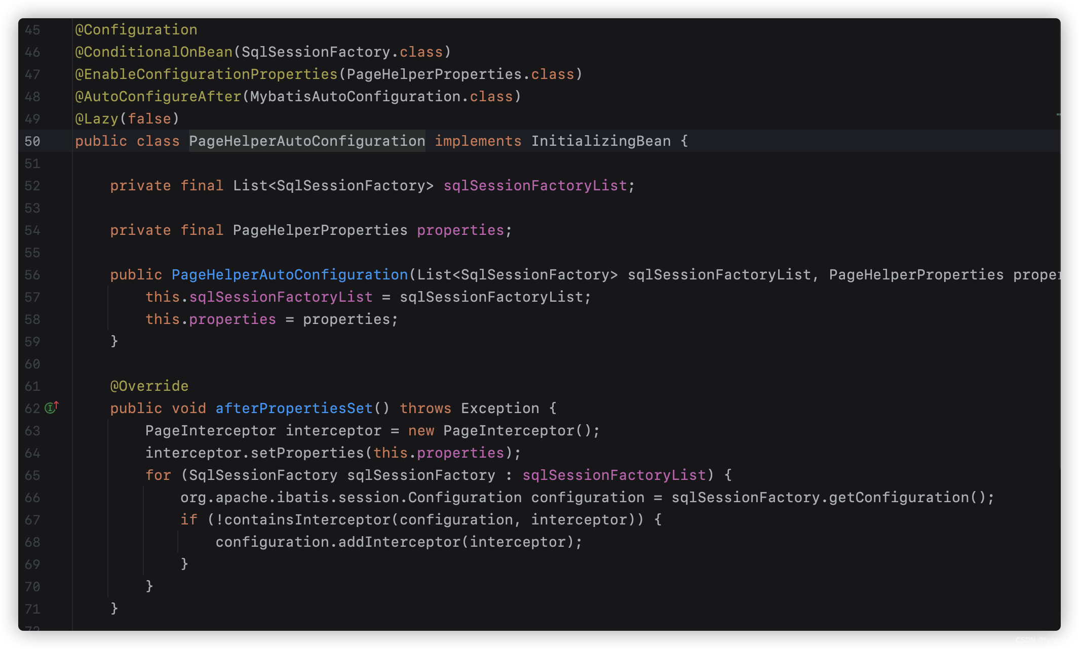@Configuration自身循环依赖及解决办法_com.github.pagehelper.autoconfigure.pagehelperauto-CSDN博客