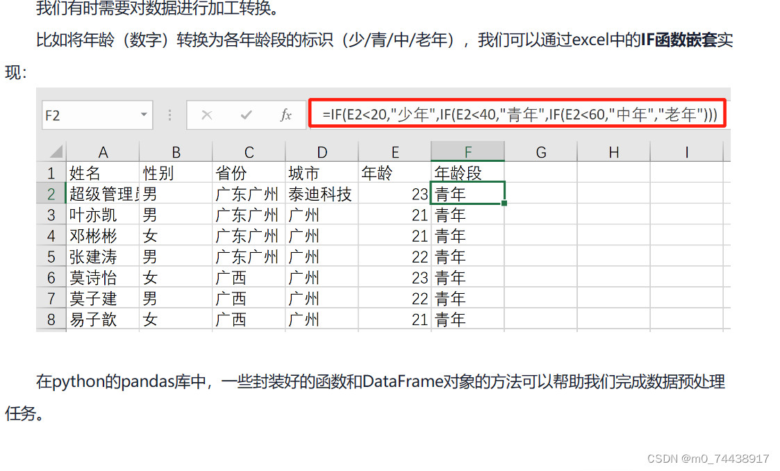 Python数据分析 数据预处理python数据预处理 Csdn博客