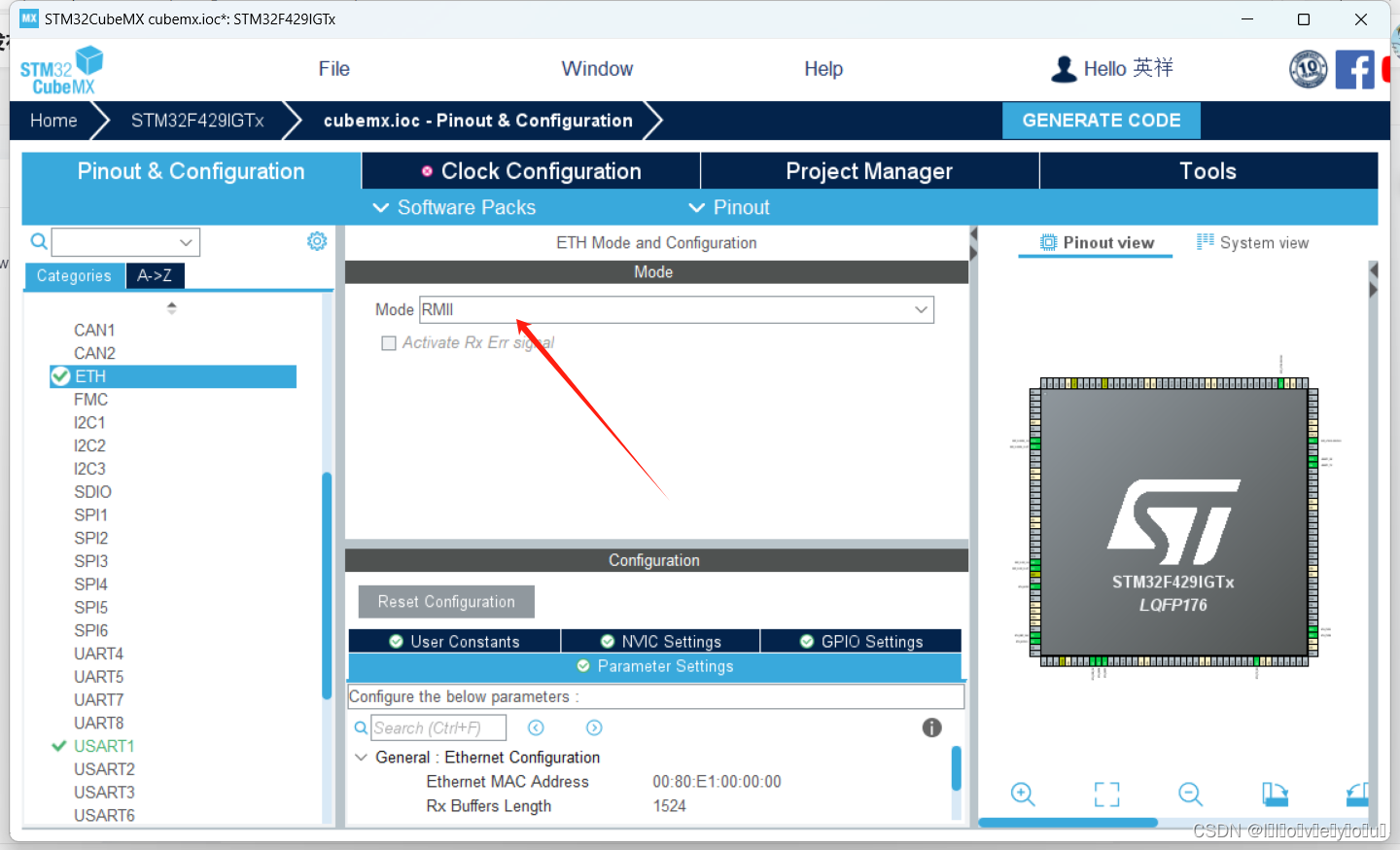 【笔记】STM32F429IGT6+RT-Thread+ETH+LWIP_stm32以太网rrt-CSDN博客