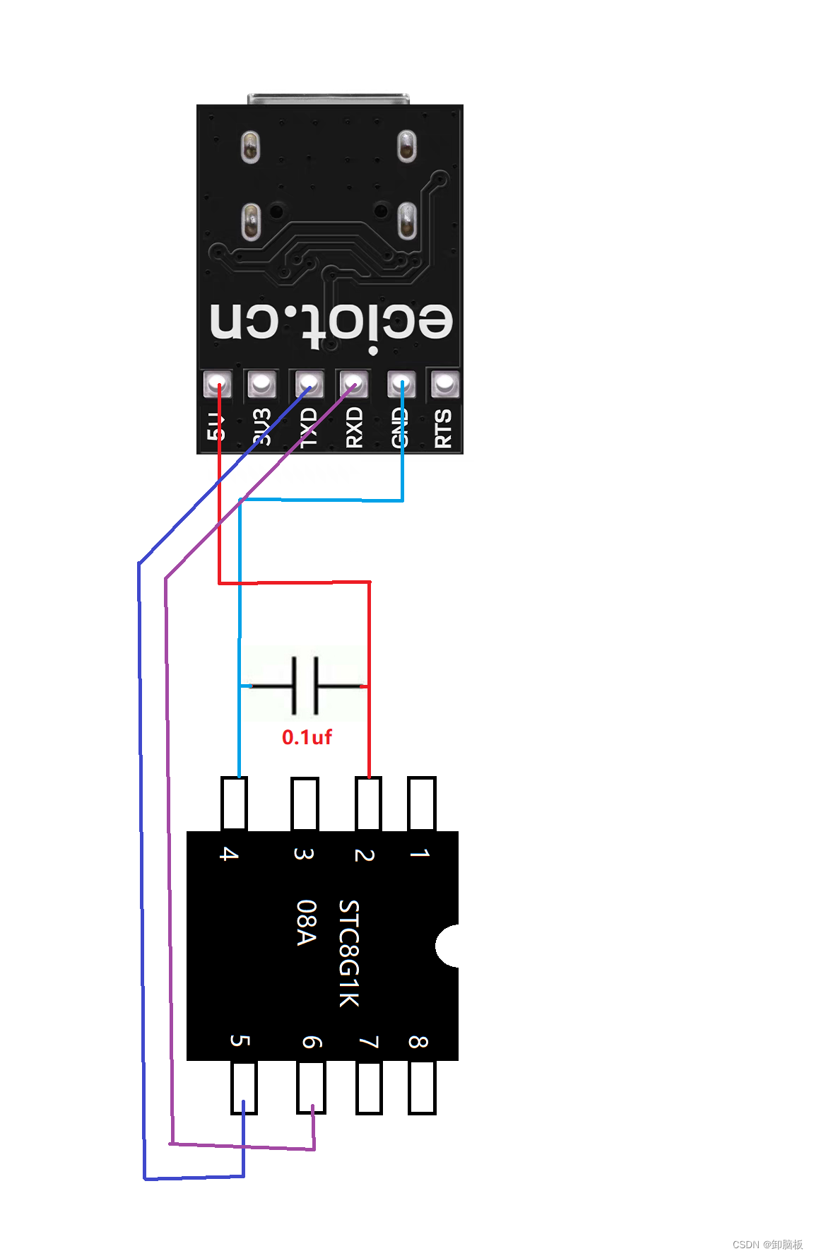 【STC8G1K08A串口使用】-CSDN博客