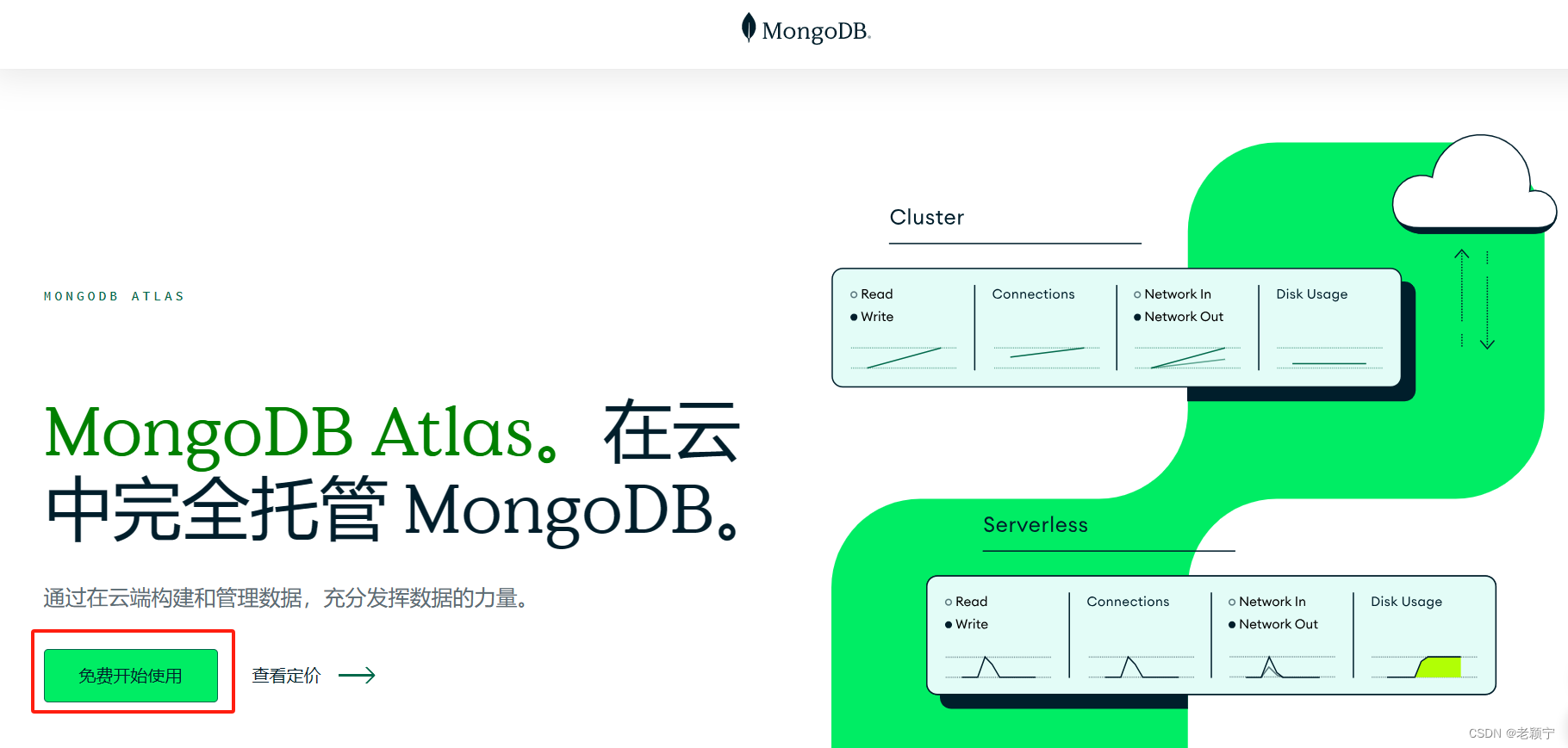使用MongoDB Atlas共享数据库-CSDN博客