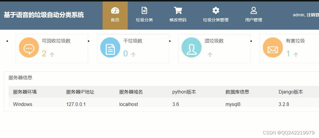 Python基于语音识别的智能垃圾分类系统基于python的垃圾分类论文 Csdn博客