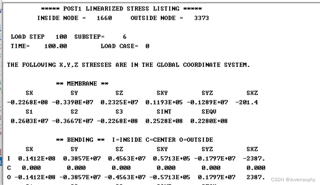 ANSYS APDL 学习：时间相关的应力线性化的数据提取_apdl怎么看应力曲线-CSDN博客
