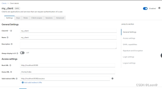 Keycloak基于smal2.0实现sso登陆操作_keycloak sso-CSDN博客