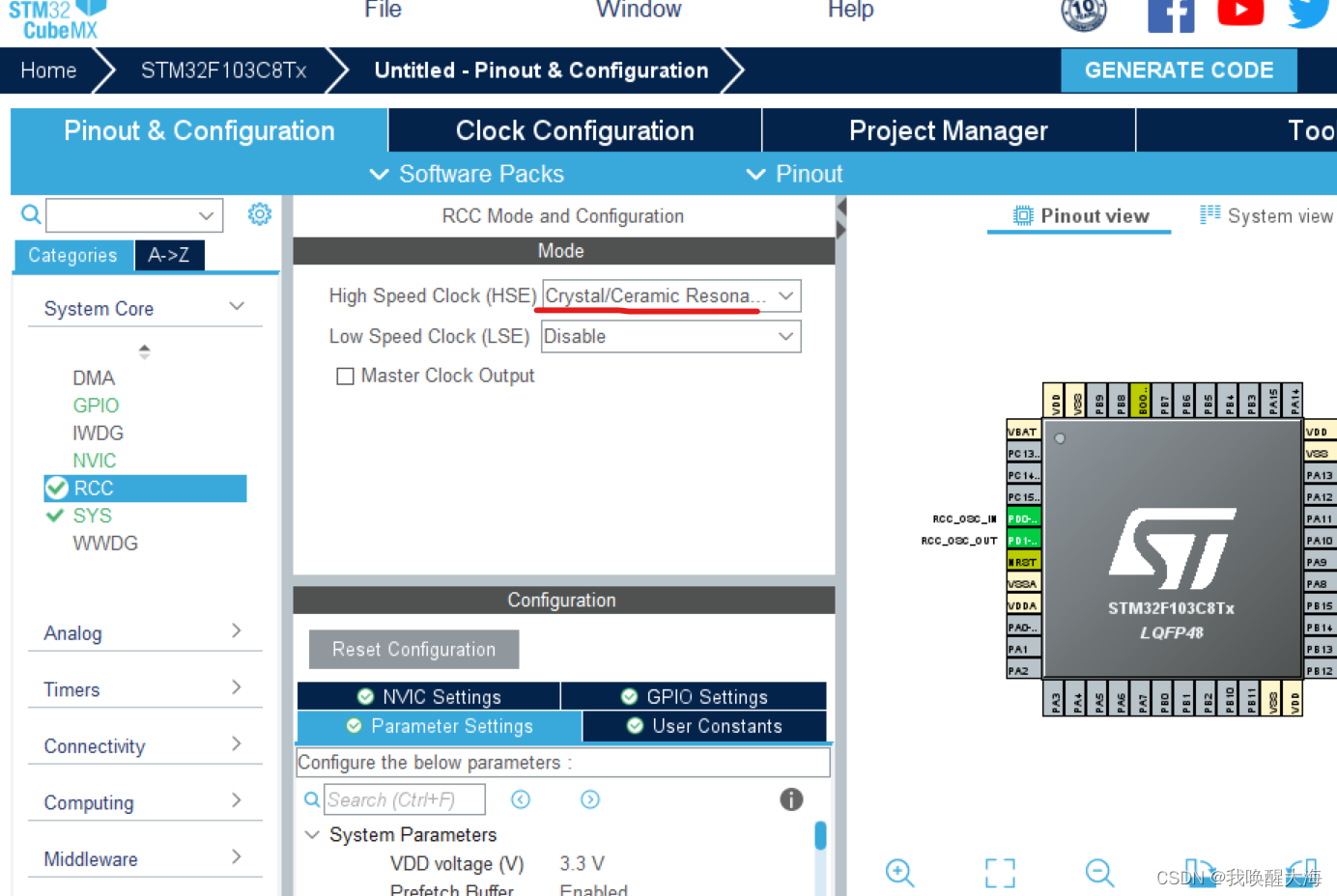 使用STM32F103C8T6单片机的SPI接口连接1.8寸TFT屏幕_stm32f103c8t6 spi-CSDN博客