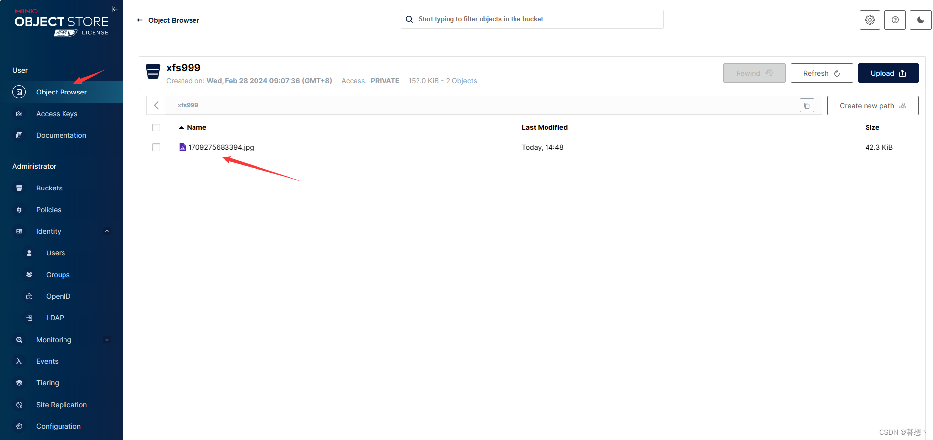 Minio实现本地文件的上传_minio 上传文件-CSDN博客