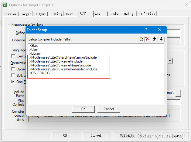 STM32F1系列LiteOS移植教程_lite os stm32-CSDN博客