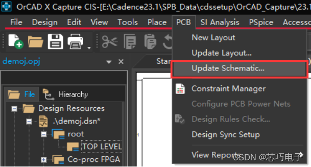 OrCAD X Capture CIS设计小诀窍系列--如何使用Design Sync功能同步原理图和PCB之间的设计变更-CSDN博客