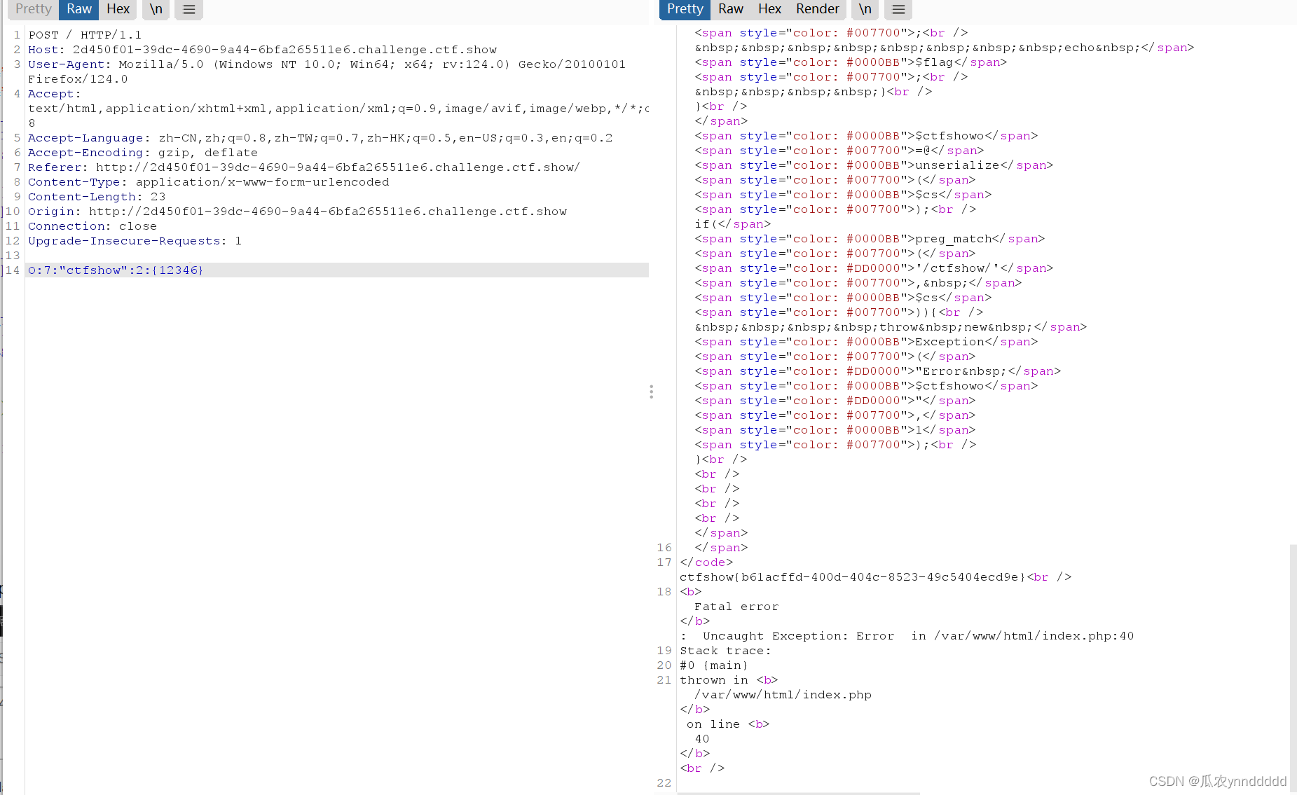 ctf-show,web入门,反序列化254~267_ctf.show web254反序列化-CSDN博客