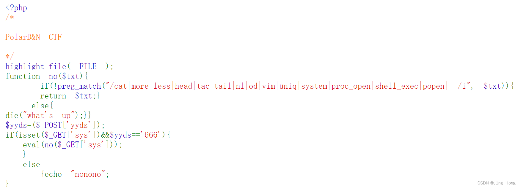 PolarD&N-CTF-web方向-简单_ctf don'ttouchme-CSDN博客