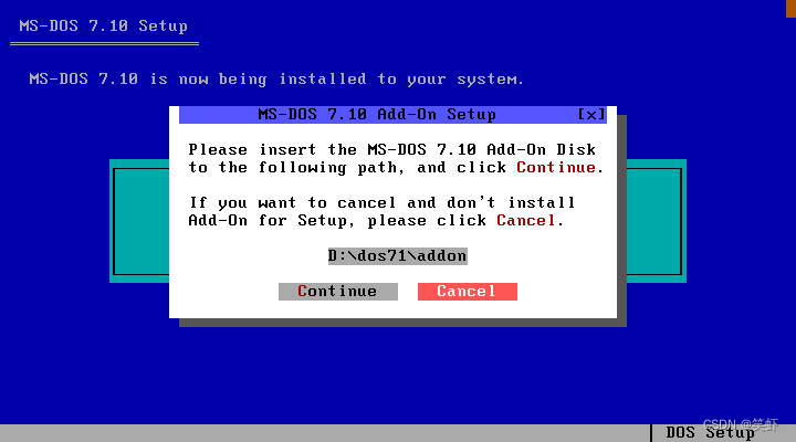 VMware 安装 MS-DOS7.10 并配置网络_vmware dos-CSDN博客