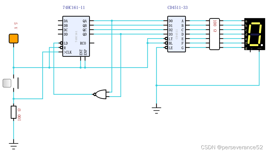 【Multisim仿真】74LS90十进制计数器_multisim十进制计数器74ls90-CSDN博客