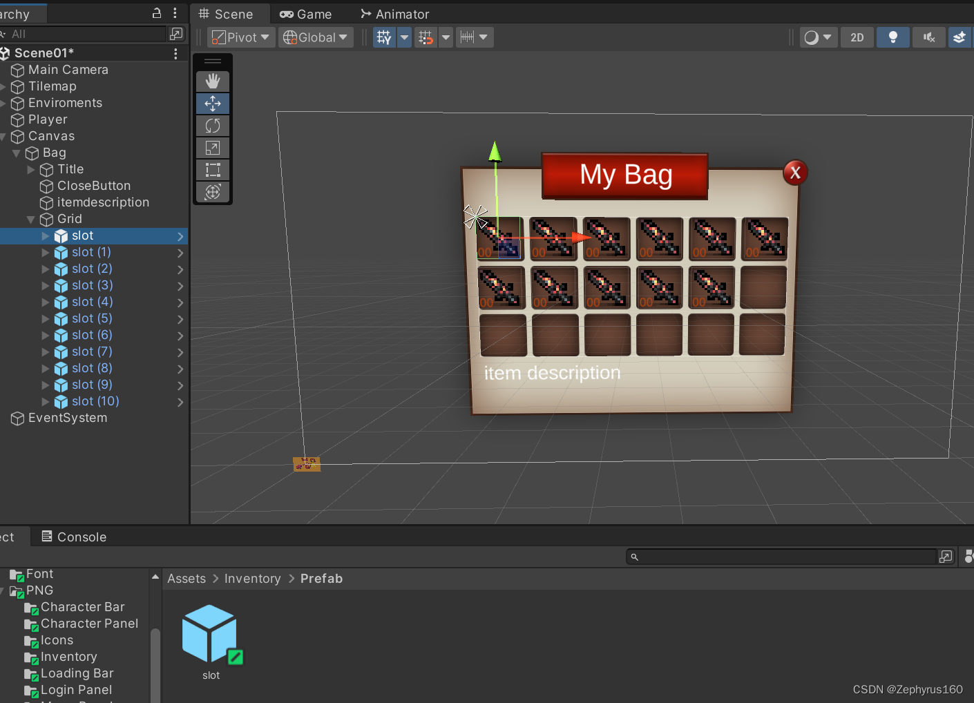 Unity3D 背包系统的实现_unity3d双击销毁物体并添加到背包系统-CSDN博客