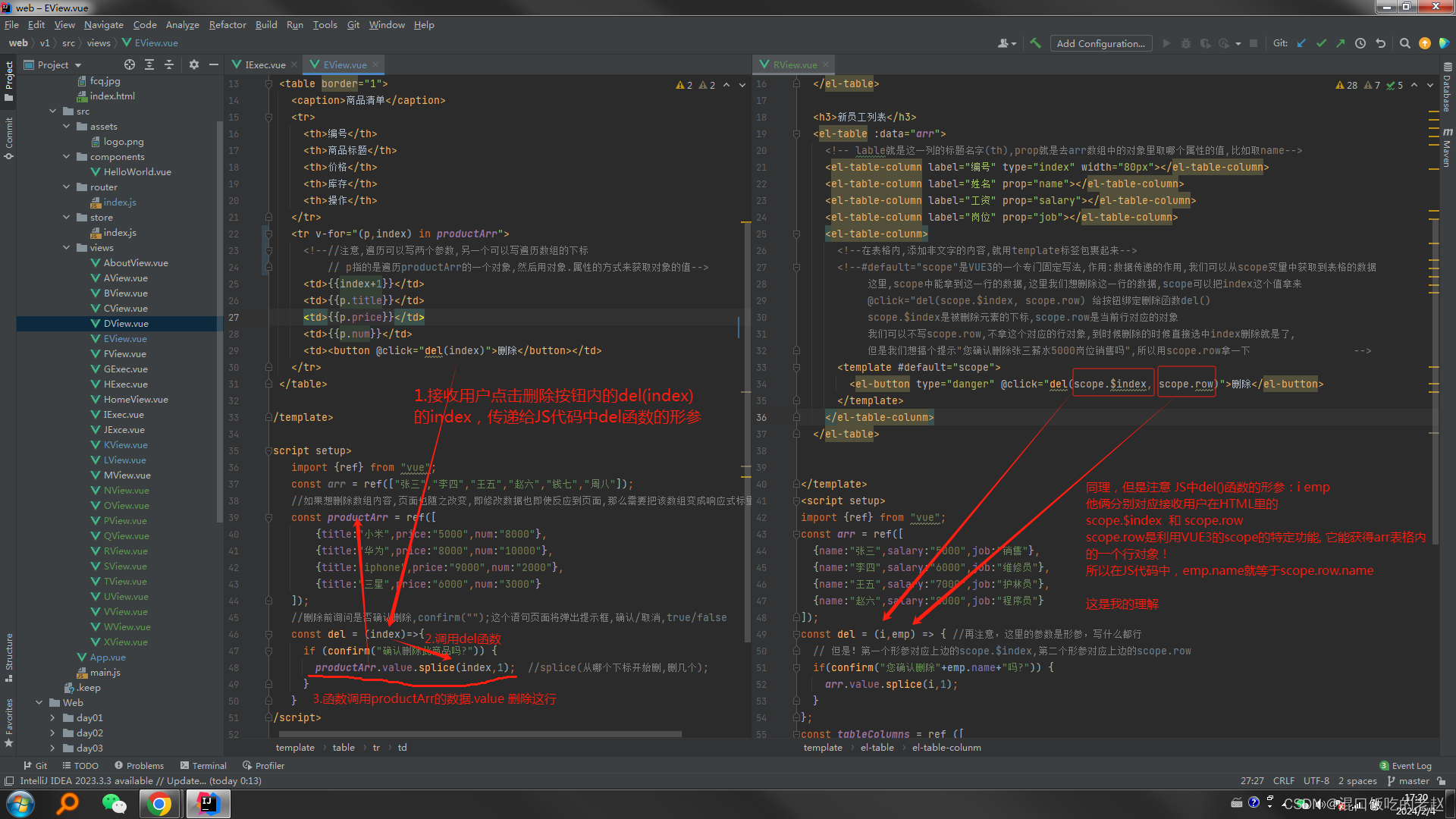 关于VUE3中#default = “scope“功能的逻辑理解(学习记录)_#default="scope-CSDN博客