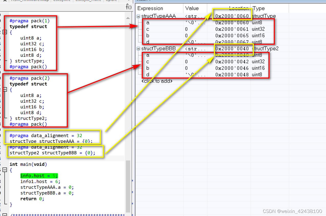 Eclipse/IAR字节对齐（align()/pack()/data_alignment）问题_iar 字节对齐-CSDN博客