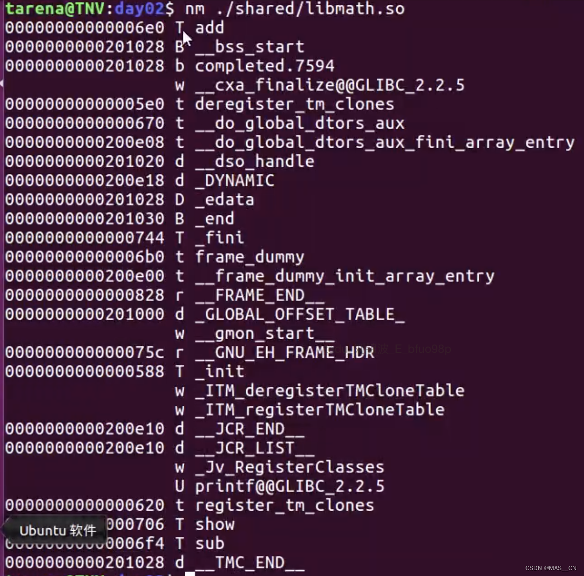 【unix C Day2】动态库；动态库制作；动态库中函数使用；ldd命令和nm命令；内存 Unix 生成动态库 Csdn博客