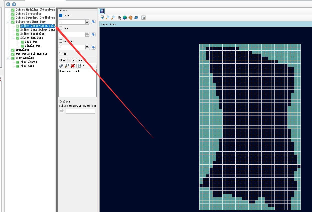 Visual modflow flex中的观测水位如何做？_modflow飞机场案例分析-CSDN博客