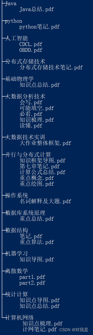 吉林大学数据科学与大数据技术专业部分课程笔记吉林大学数据分析专业csdn Csdn博客