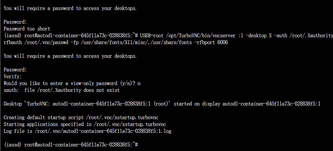 VNC连接服务器实现远程桌面 --以AutoDL云服务器为例_autodl vnc-CSDN博客