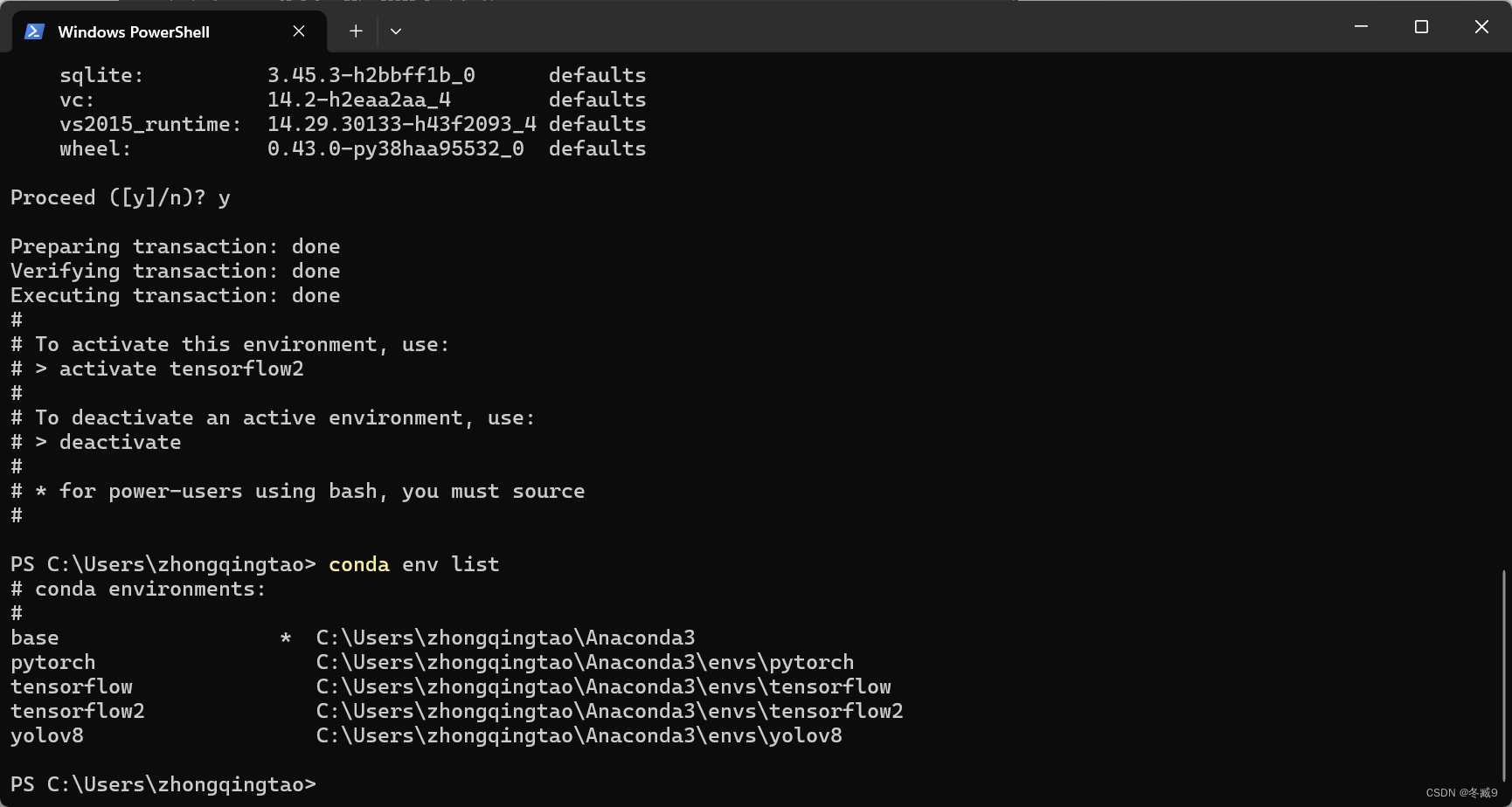 tensorflow安装教程(GPU版本 Win11 anaconda tensorflow2.9 python3.8 cuda11.2)_win11 conda tensorflow gpu ...