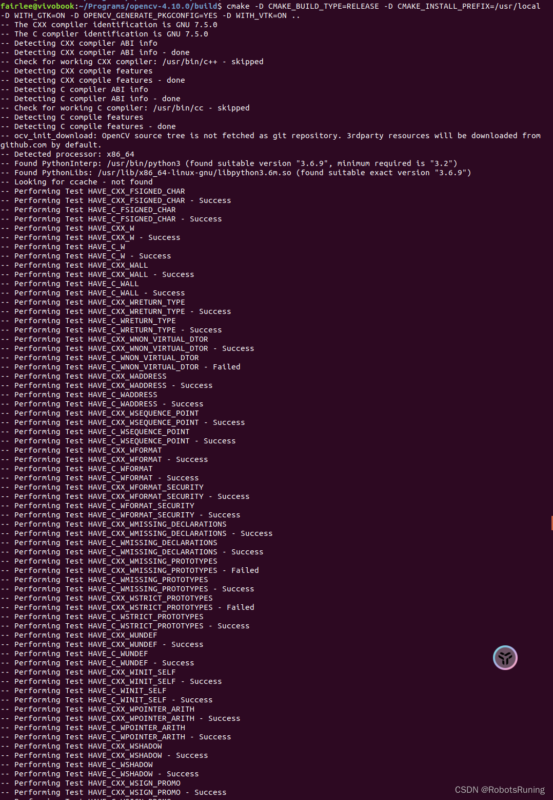 Ubuntu18.04 安装opencv 4.8.0教程（亲测可用）_ubuntu18.04安装opencv4.8-CSDN博客