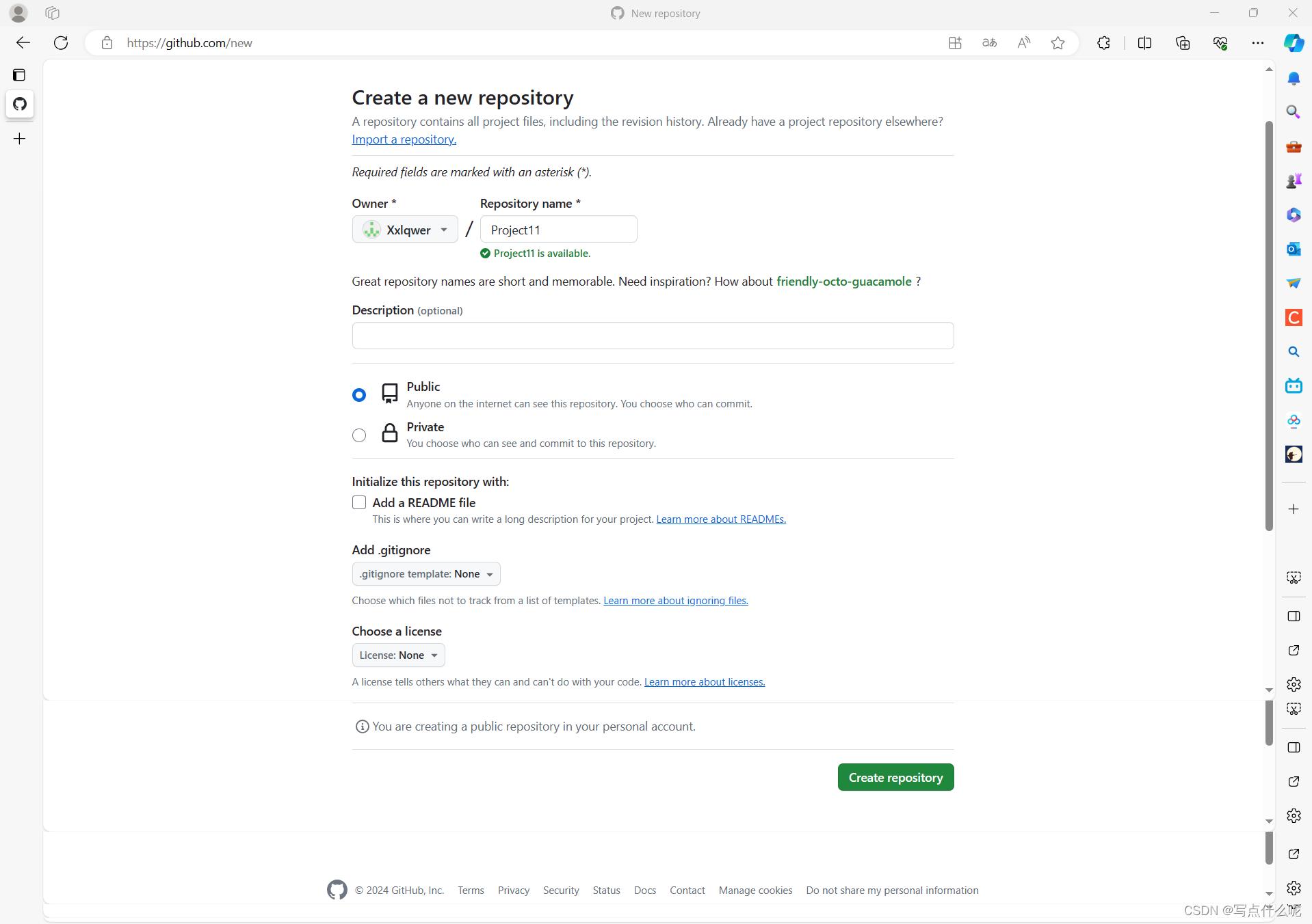 Win10创建Github项目_window10 git pub申请-CSDN博客