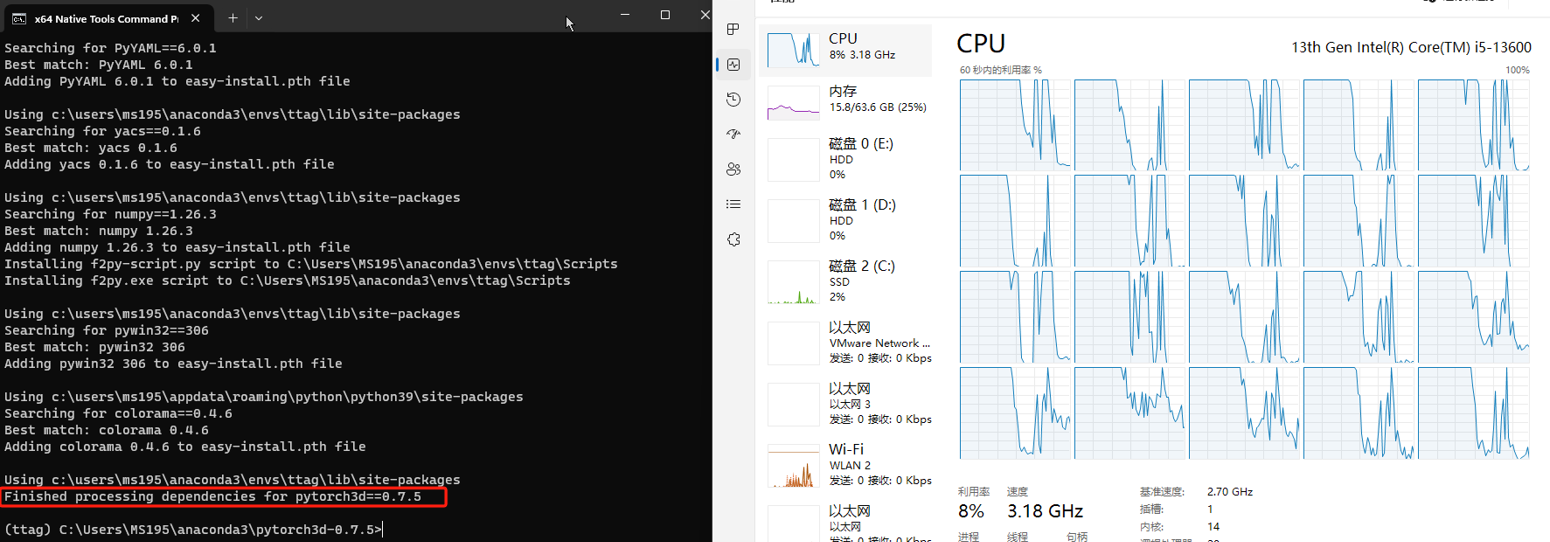 PyTorch3D 0.7.5 win11编译安装【历险记】_pytorch3d0.7.5-CSDN博客