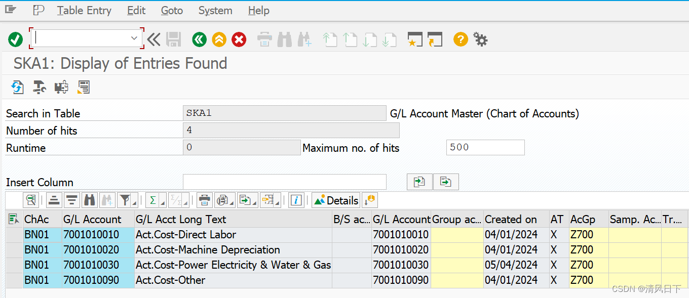 7 SAP集成测试-成品销售业务主线-主数据维护(CO模块-KS01成本中心创建 & FI模块-FS00总账科目创建 & CO模块-KL01 ...